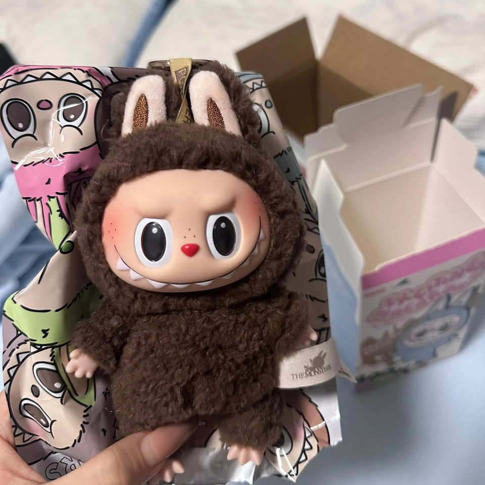 Popmart Labubu V1 Plush Doll Toy Super Popular PVC Animal Toy Series ...