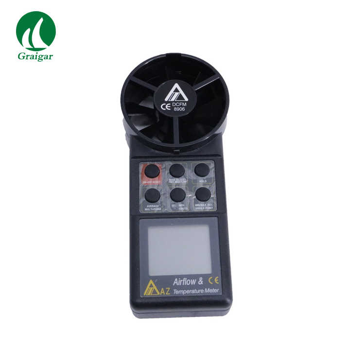 AZ8906 Digital Anemometer Air Temperature Meter Wind Speed Tester ...