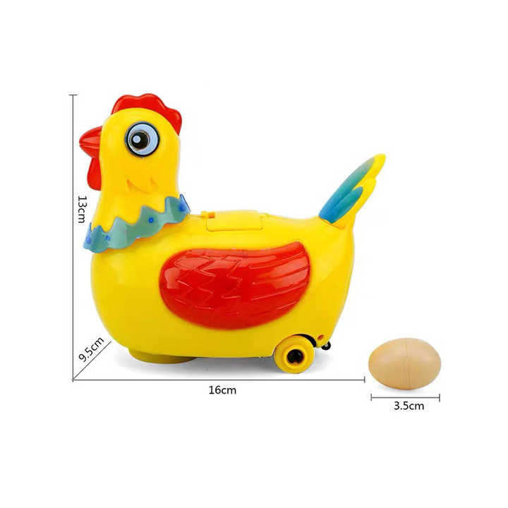 New Cute Cartoon Chicken Plastic Baby Interactive Electronic Toys ...