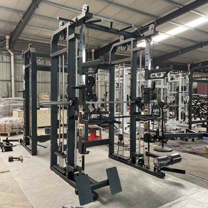 Multifunctional Smith Machine System All-in-One Commercial Power Rack ...