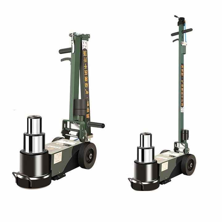 Hydraulic Floor Jack Foldable Handle Pneumatic Trolley Jacks Hydraulic ...