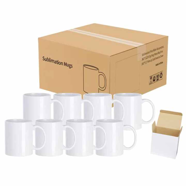 Shop Our USA Warehouse Ceramic White Sublimation Mugs