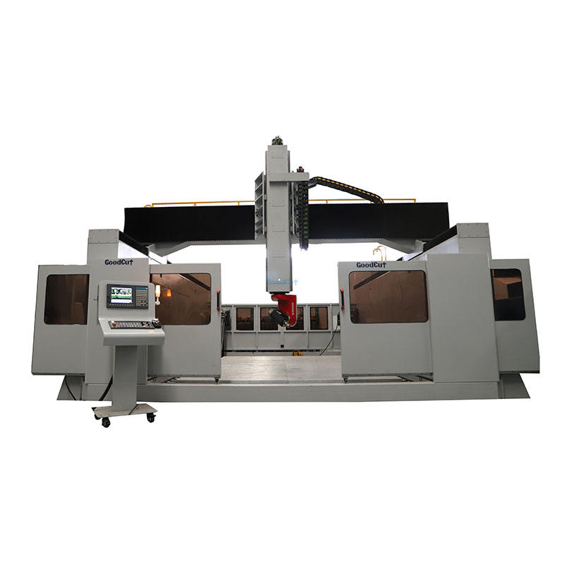 Robotec CNC 5 แกนเครื่องเราเตอร์หลายหัวโรตารี่ไม้ CNC Router 5 แกน 3D ...