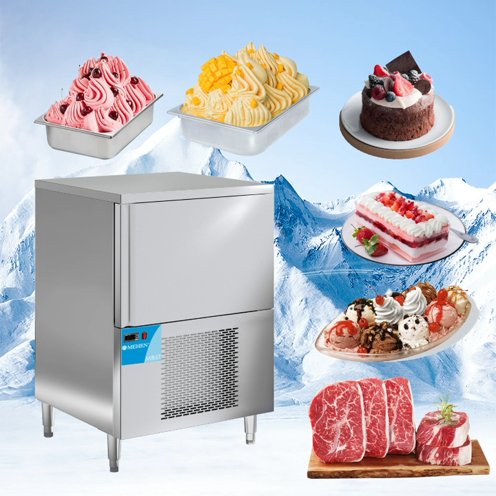 MEHEN MB6T Gelato Ice Cream Quick Fast Instant Freezing Shock Freezing ...