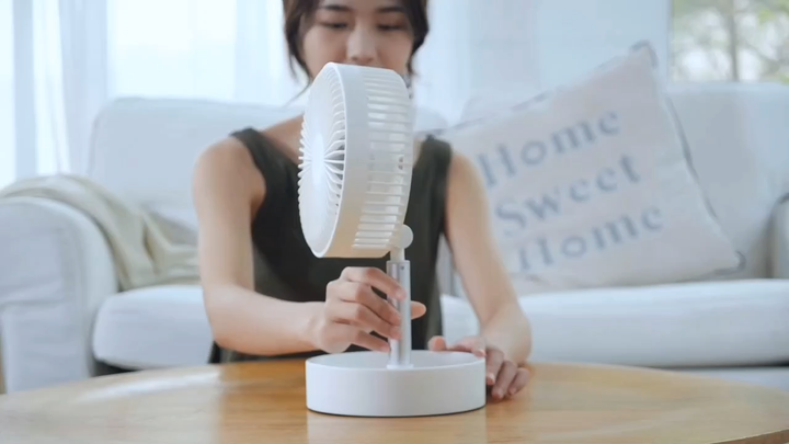 ADYSSF3 collapsible oscillating fan rechargeable fan with lithium ...