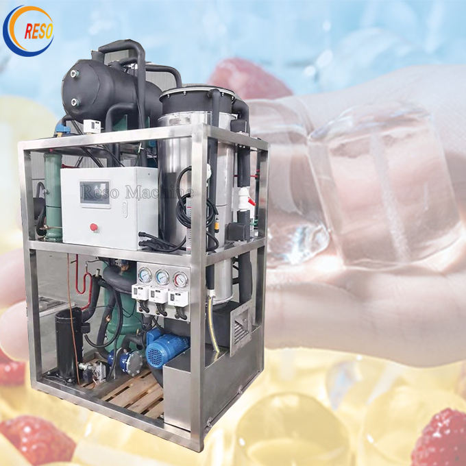 10 Ton Bitzer Powerhouse Ice Tube Machine for Business Tube Ice Machine ...