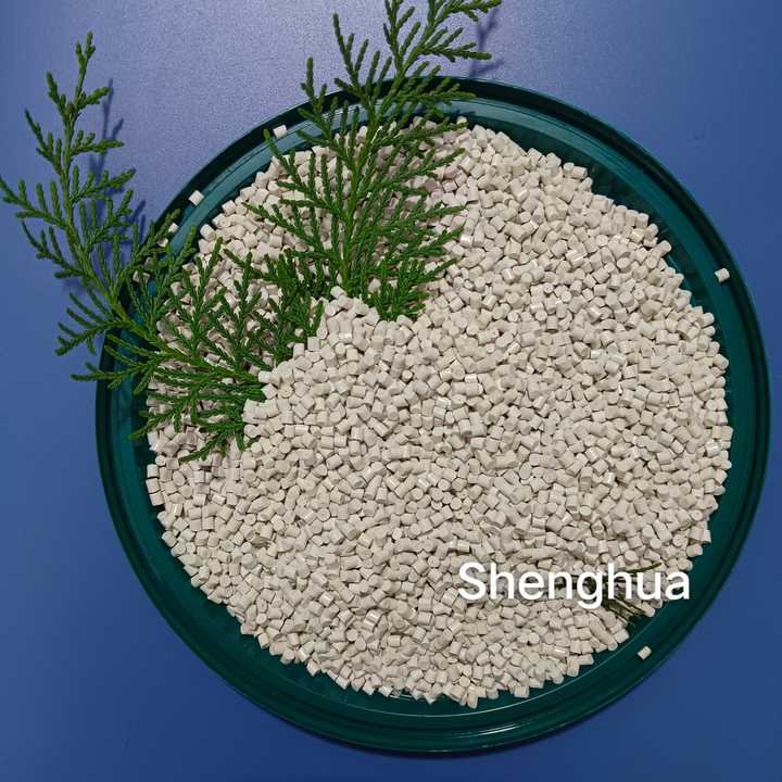 Heat Resistant 100% Biodegradable PLA PBAT Granules Raw Materials ...