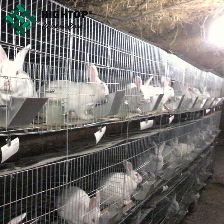 3 Tier Industrial Wire Mesh Rabbit Cage - Durable & Versatile