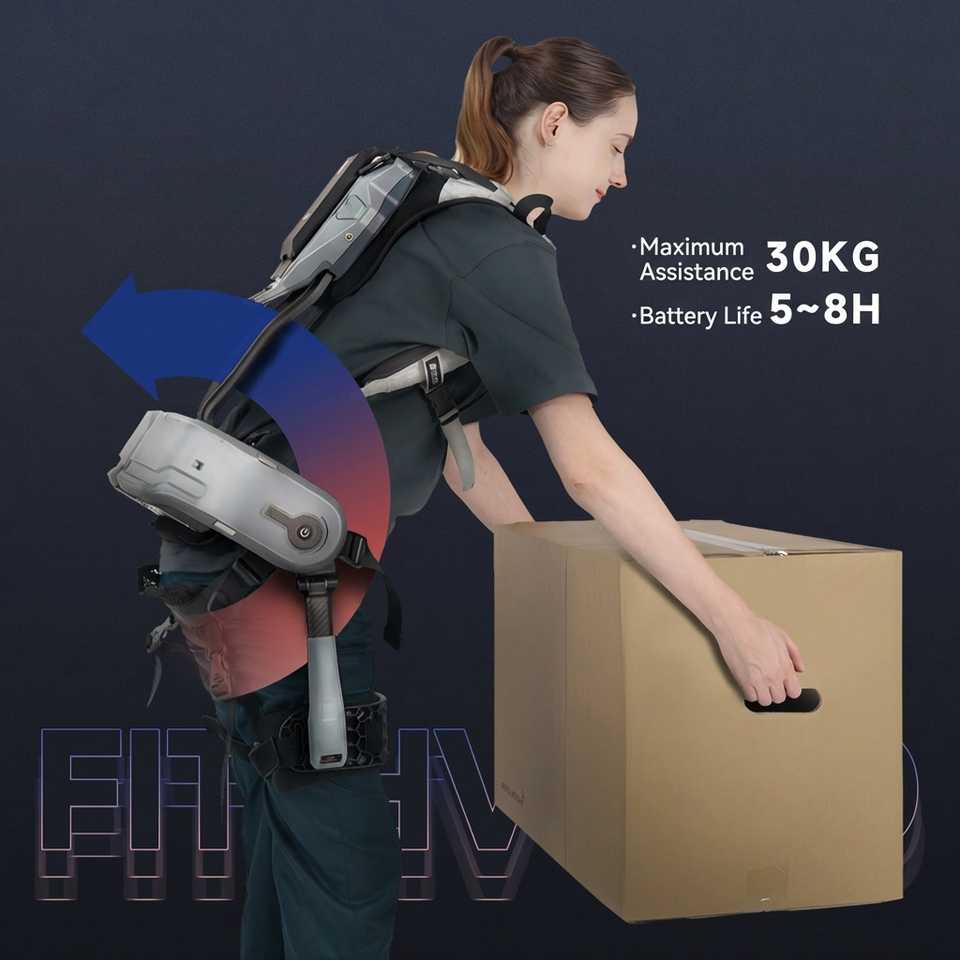 PRO Powered Back Support Exoskeleton with Active Lumbar Assist for ...
