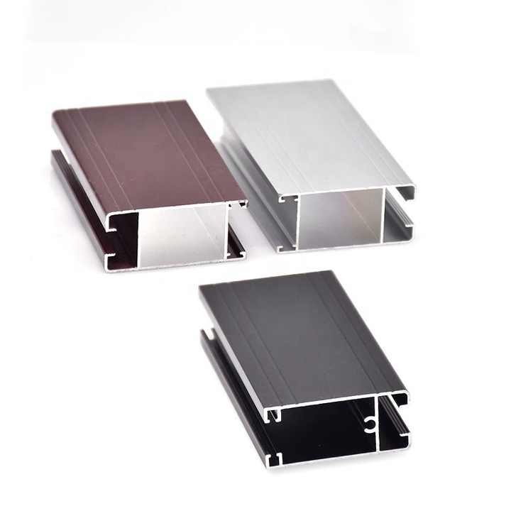 Custom Aluminum Extrusion Profiles Anodizing Champagne Aluminum Door ...