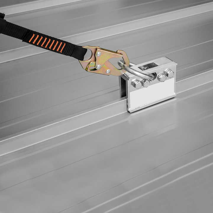 Rugged Non-Penetrating Galvanized Steel Roof Anchor Fall Arrest Anchor ...