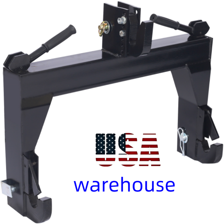 Heavy Duty Black Color 3000lbs 3 Point Linkage Quick Hitch For Tractor ...