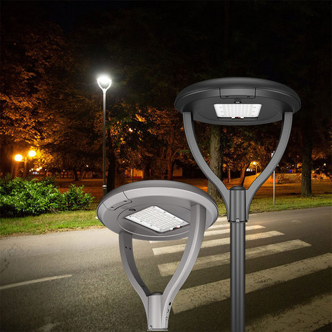 Public Exterior Lighting Post Top Led Light 80w Outdoor Project Enec ...