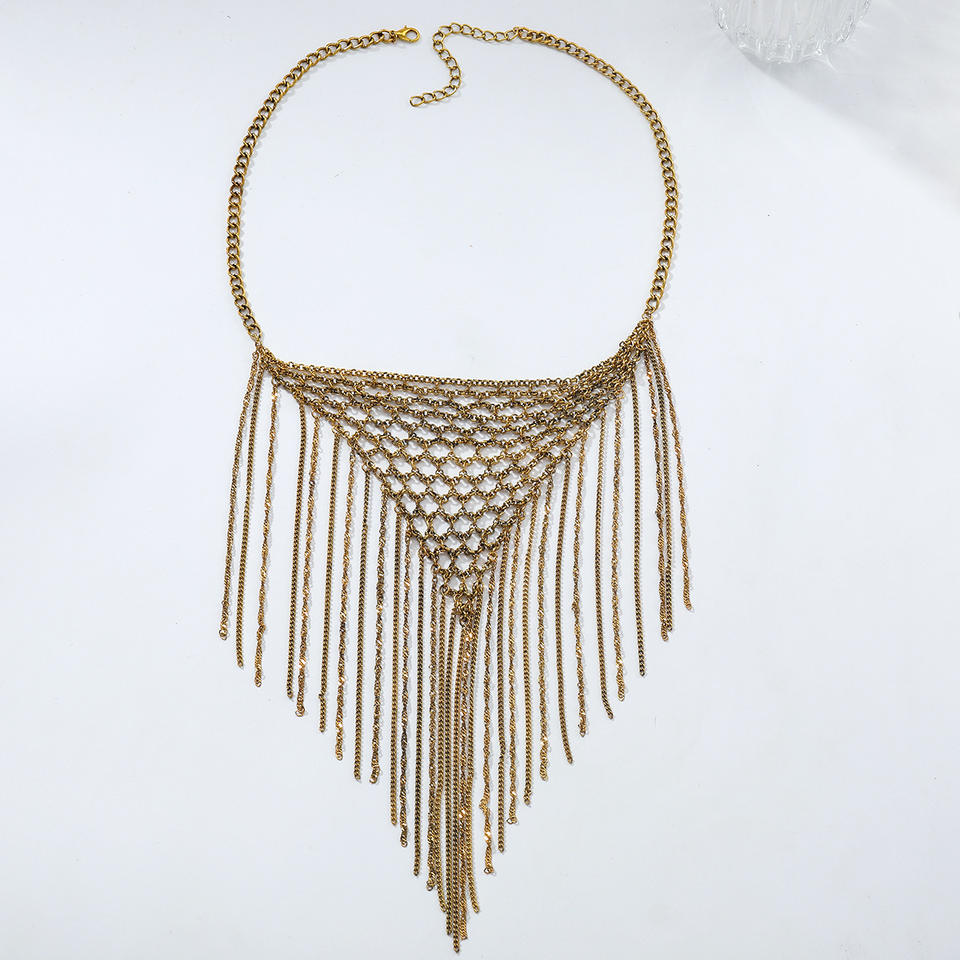 Kaimei 2026 Fashion Jewelry Exaggerated Luxury Mesh Beaded Multilayer ...