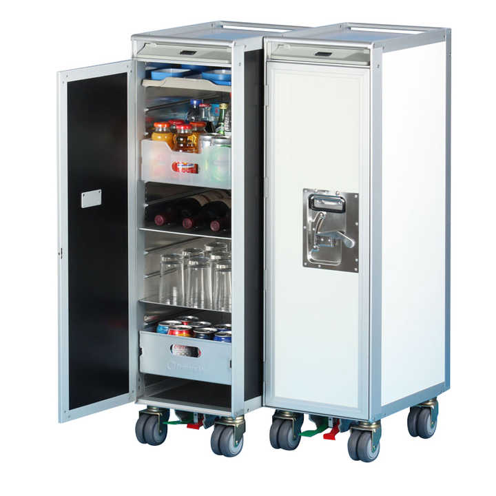 Aluminium Half Size Aircraft Meal Trolley - Durable & Stylish