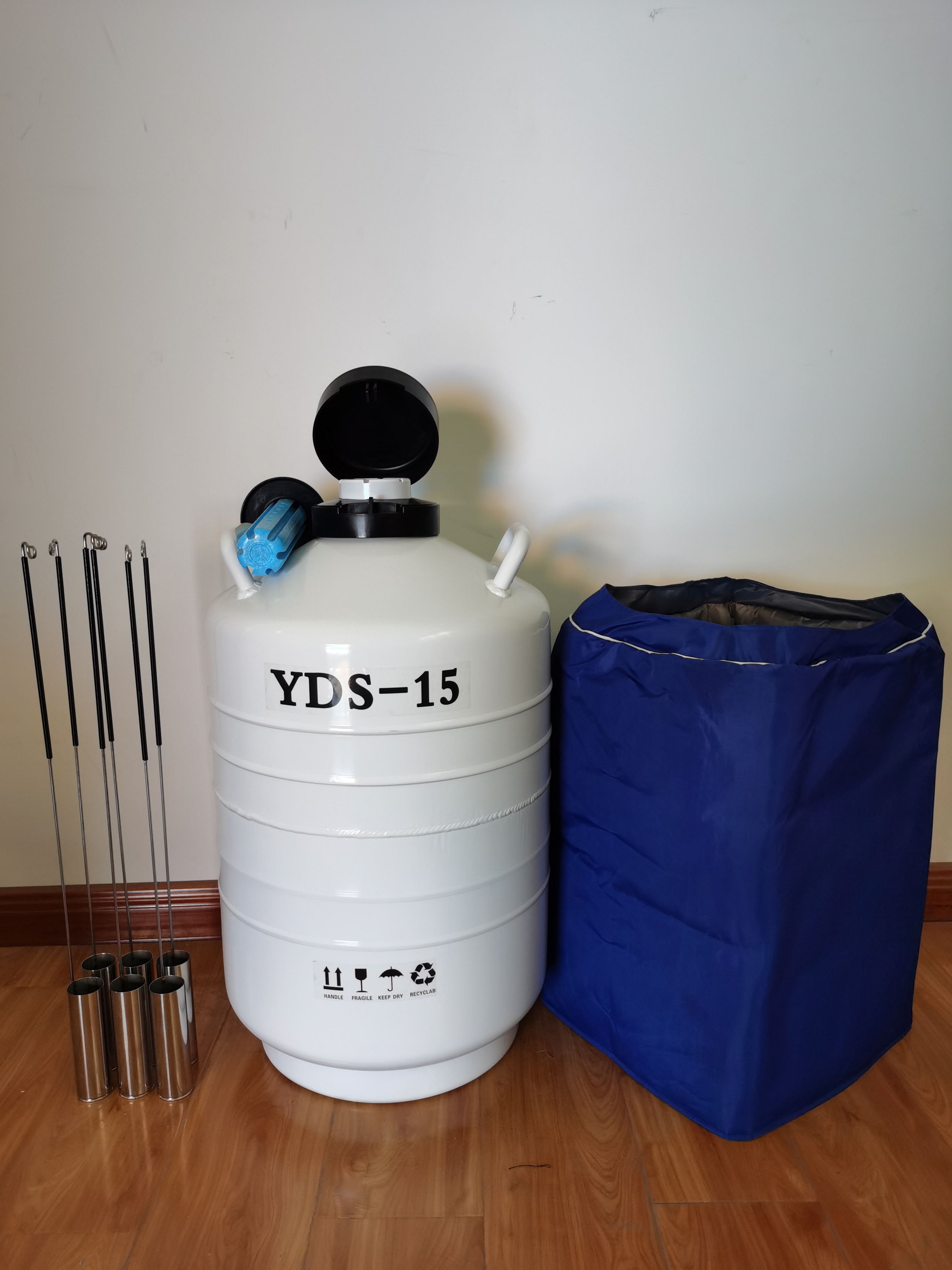 YDS-35 ถังไนโตรเจนเหลวถังเก็บไนโตรเจนเหลวชีวภาพสำหรับโรงงานสัตวแพทย์ผู้ผลิตและซัพพลายเออร์จีน ...