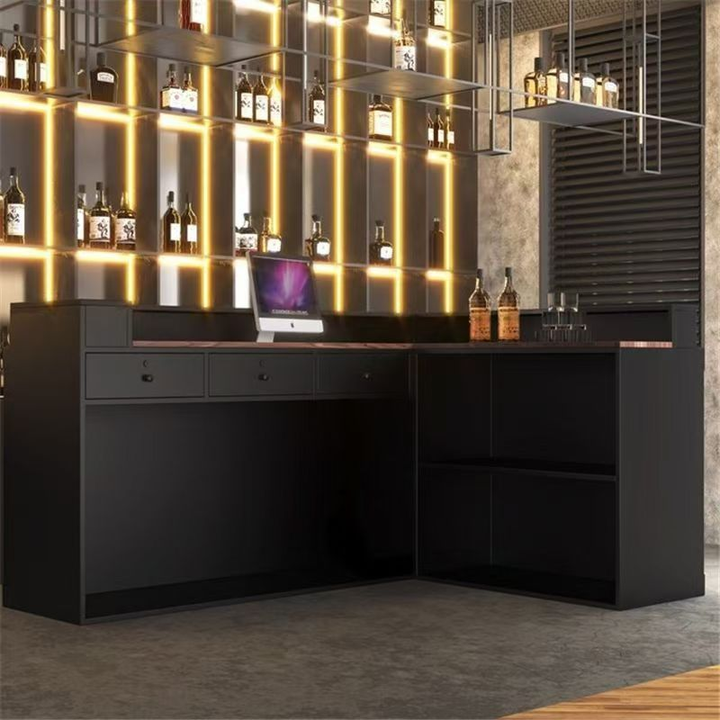 Modern Commercial Stainless Steel Coffee Bar Counter Working Table ...