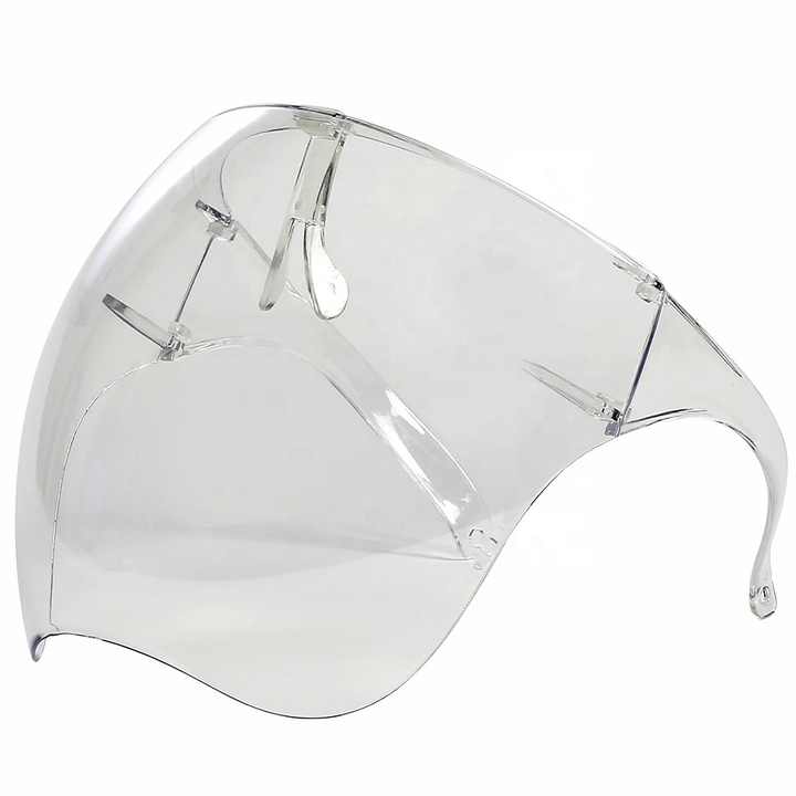 Wejump Eye Protection safety clear face shield plastic with Glasses ...