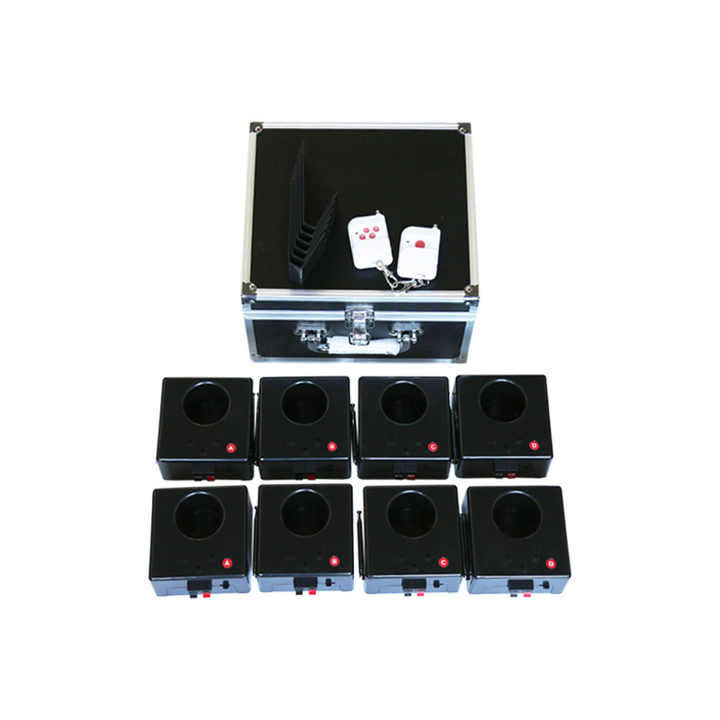 8 Cues Wireless Remote Control Fire Stage Fountain Fireworks ...
