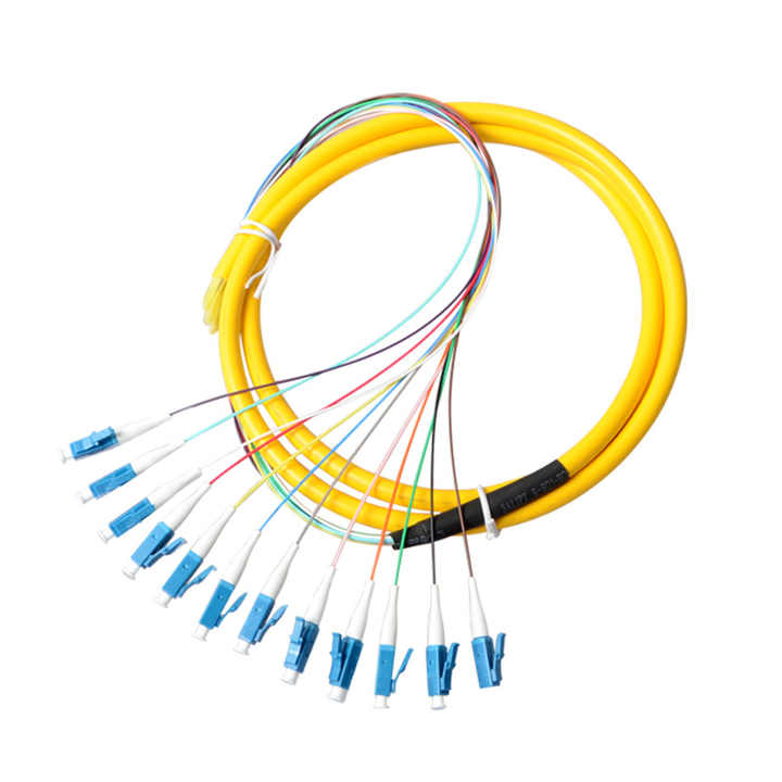 12 Color Bundle LC SC ST FC PC UPC APC Simplex SInglemode SM 0.9mm ...