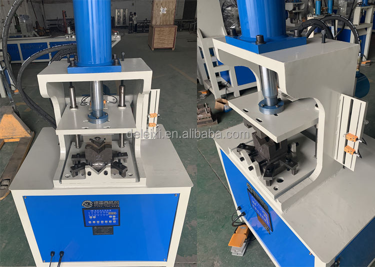 Hydraulic angle cutting machine 90 degree steel pipe drilling machine ...