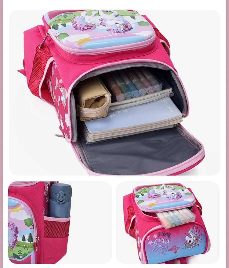 15 Inch Waterproof Zipper Cartoon Printing EVA Shell Primary School ...