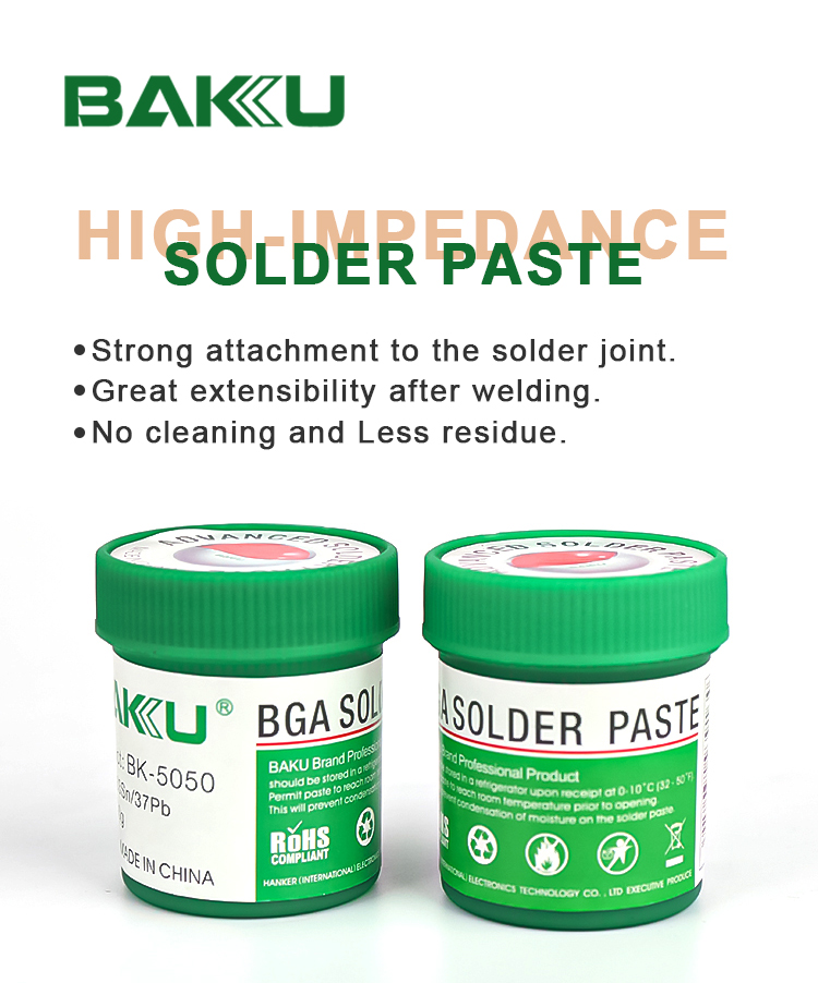 Baku Bk-5050 63sn/37pb Hàn - Buy Solder Paste,Bga Solder Paste,Flux Pr – Chima.vn – Máy móc ...