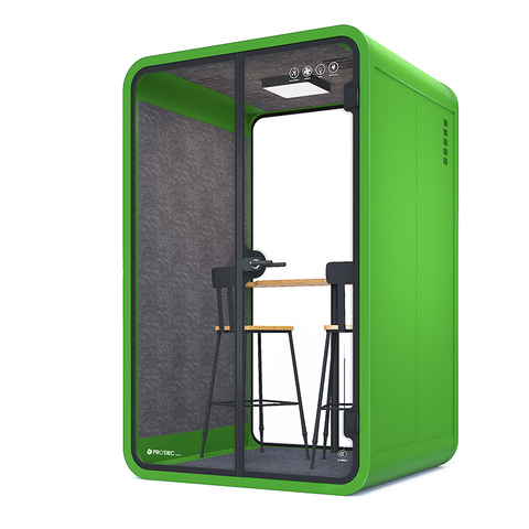 L Size Soundproof Video Conference Booth - Privacy & Acoustics