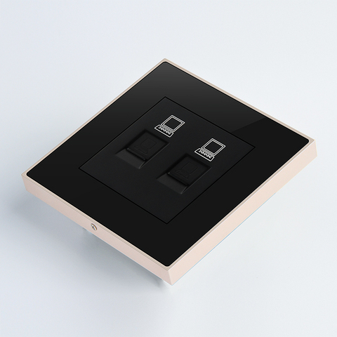 15B Series Luxury Hotel Bedside Wall Switch with Dual USB Ports and ...