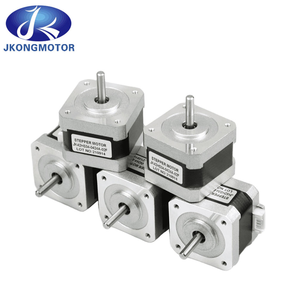 JKongmotor Hybrid Nema 17 Stepper Motor 42mm Diameter 2 Phase 1.8 ...