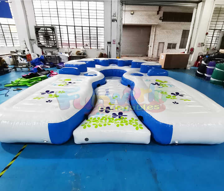 Giant Inflatable Adult Floating Island Water Inflatable Rafts