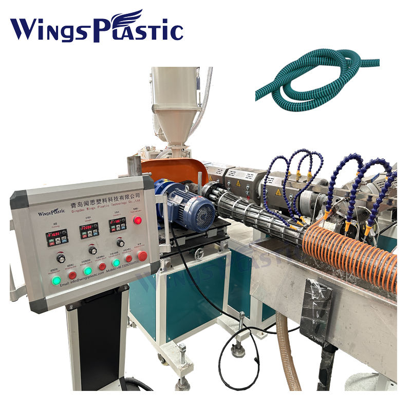 Plastic PVC Hose Extrusion Machine Line for PVC Spiral Reinforced ...
