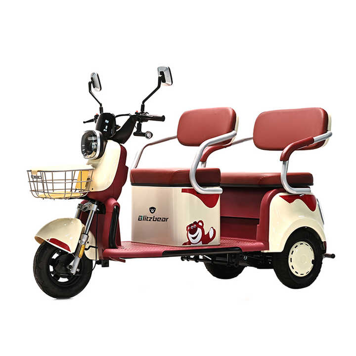 Mini 3-Wheel Electric Scooter for Adults Open Body Camper Tricycle From ...