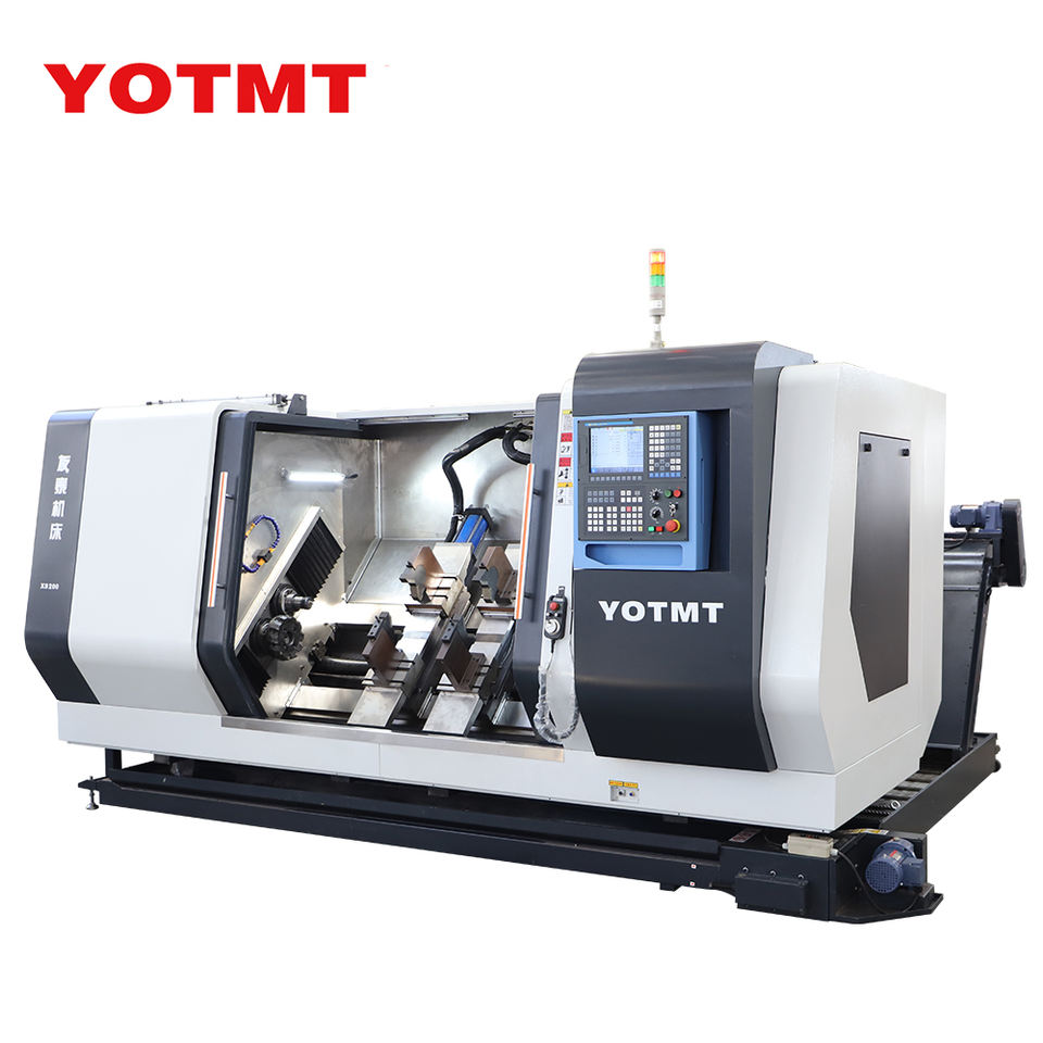 Facing and Centering CNC Horizontal Double Head Spindle Cnc Milling ...