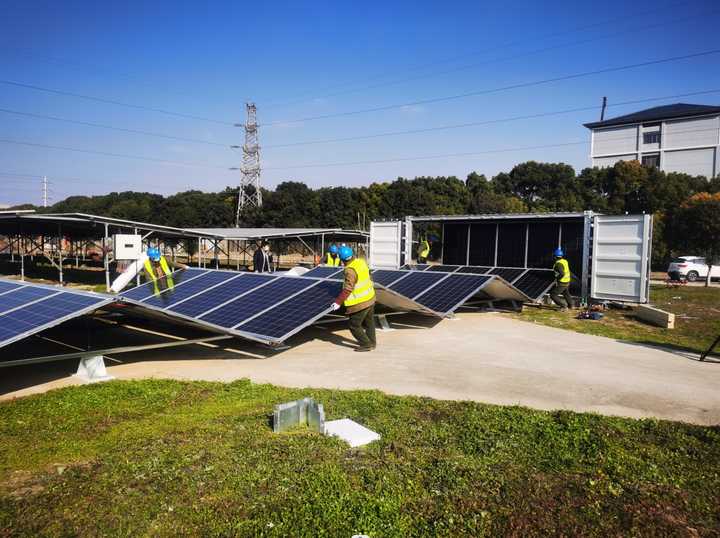 Senta 80K Movable Solar Container Solar Photovoltaic Container Solar ...