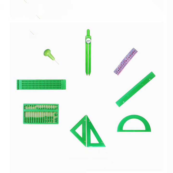 Braille Learning Set for Blind, Blind Learning Supplies School Geometry ...
