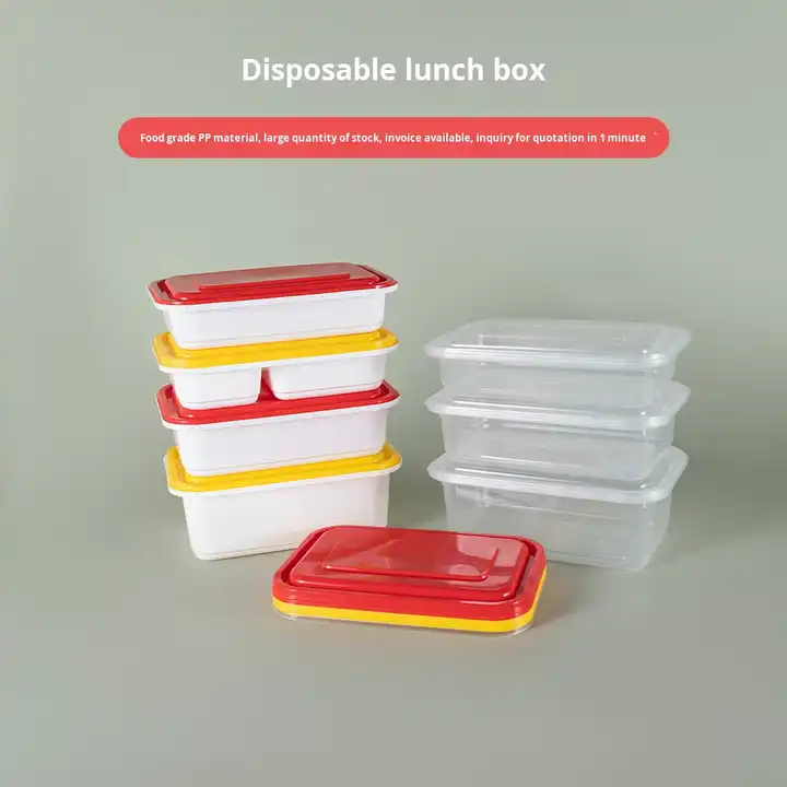 Disposable Square Takeaway Containers From Our Own Factory - Food-Grade ...