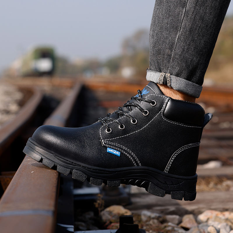 For Winter Autumn Factory Use Steel Toe Safety Work Boots Breathable ...