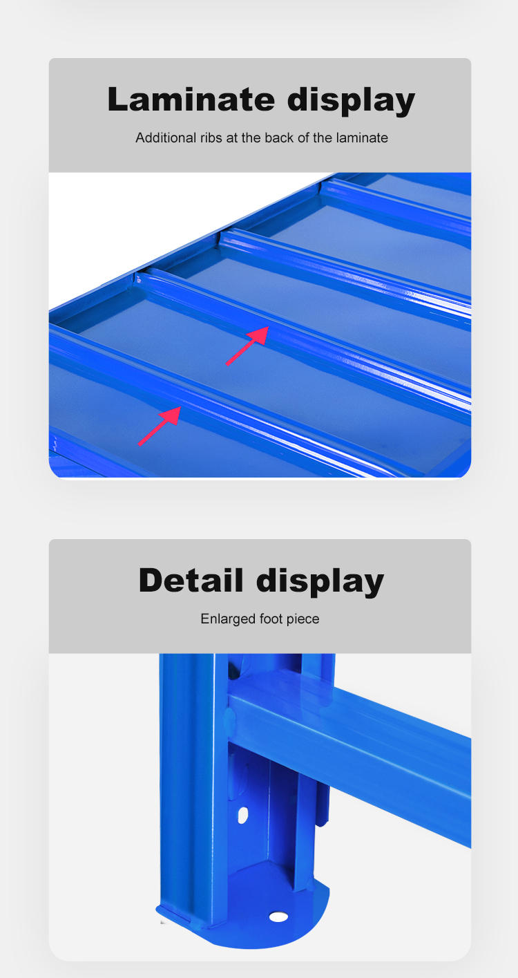 Wholesale Warehouse Shelving System Metal Lightweight Storage Rack No ...