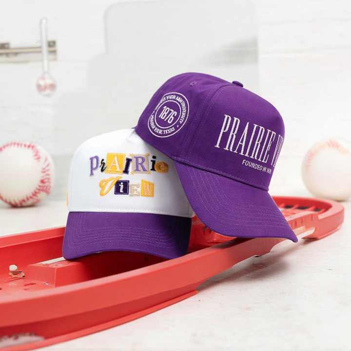 HBA54 Cotton Baseball Caps Dad Natural 5 Panel Scrutured Two Tone Hat ...