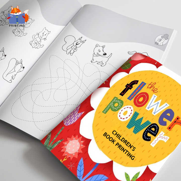 Custom A4 A5 Booklet Colorful Softcover Personalized Children's Quiet ...