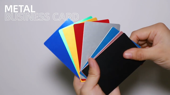 Metal Cards 0.8 Mm Thick Pink Laser Engraver Stainless Custom Company ...