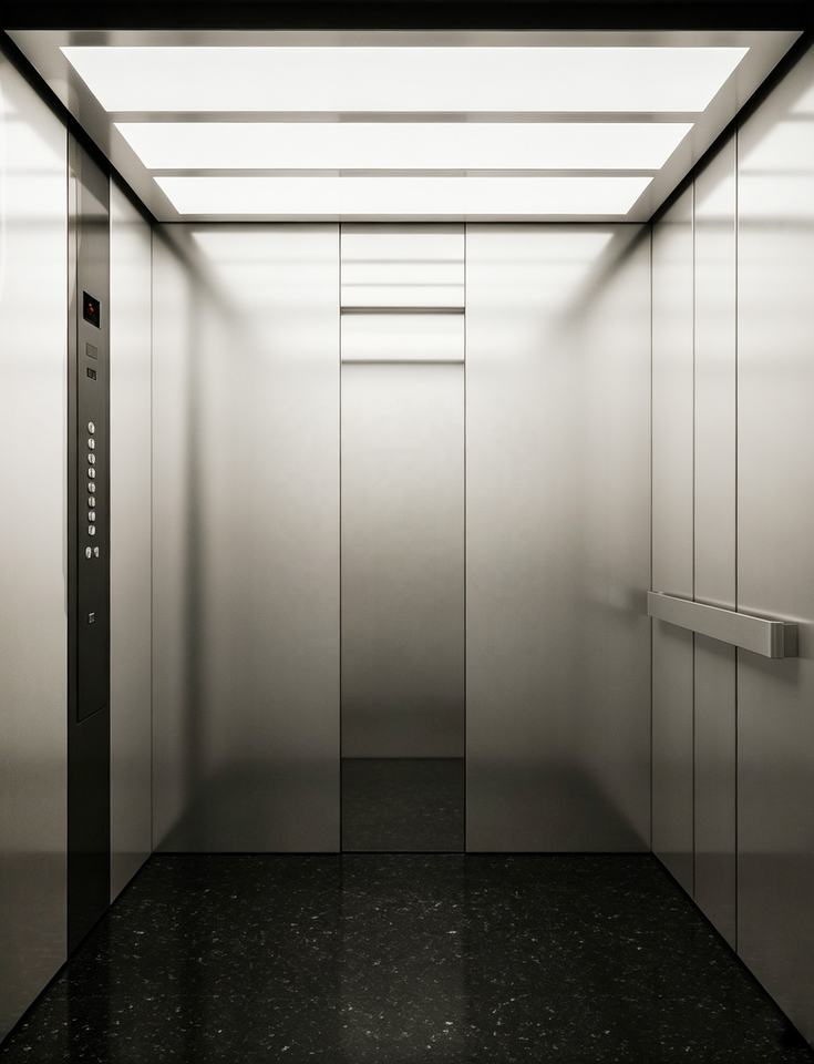 Passenger Elevator with Modern Cabin Design for Commercial Building SG ...