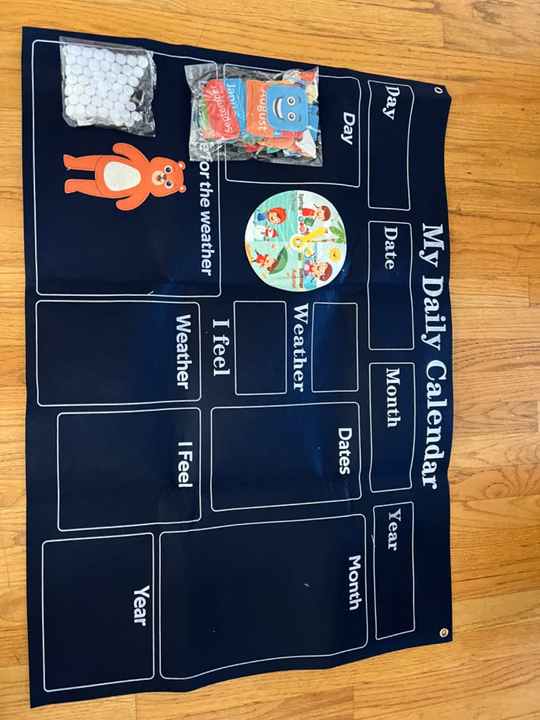 Felt Classroom Calendar Days of the Year 30 Day Advent Calendar for ...