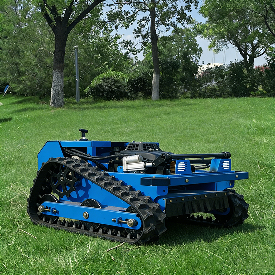 Free Shipping Powerful Gasoline Engine Remote Control Lawn Mower for ...