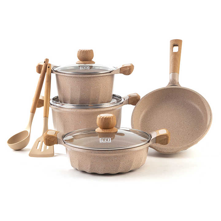 MGC Pink Eco-Friendly Cookware Set - Nonstick Aluminum