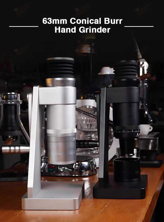 63mm Ghost Tooth Hand Grinder - Efficient Manual Coffee Brewing