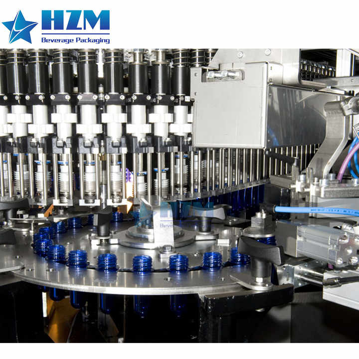 Automatic 36000BPH 1000ml Rotary Combi Blowing Labeling Filling Capping ...