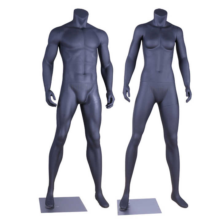 JASMINE clothes store athlete female mannequin full body black muscle ...