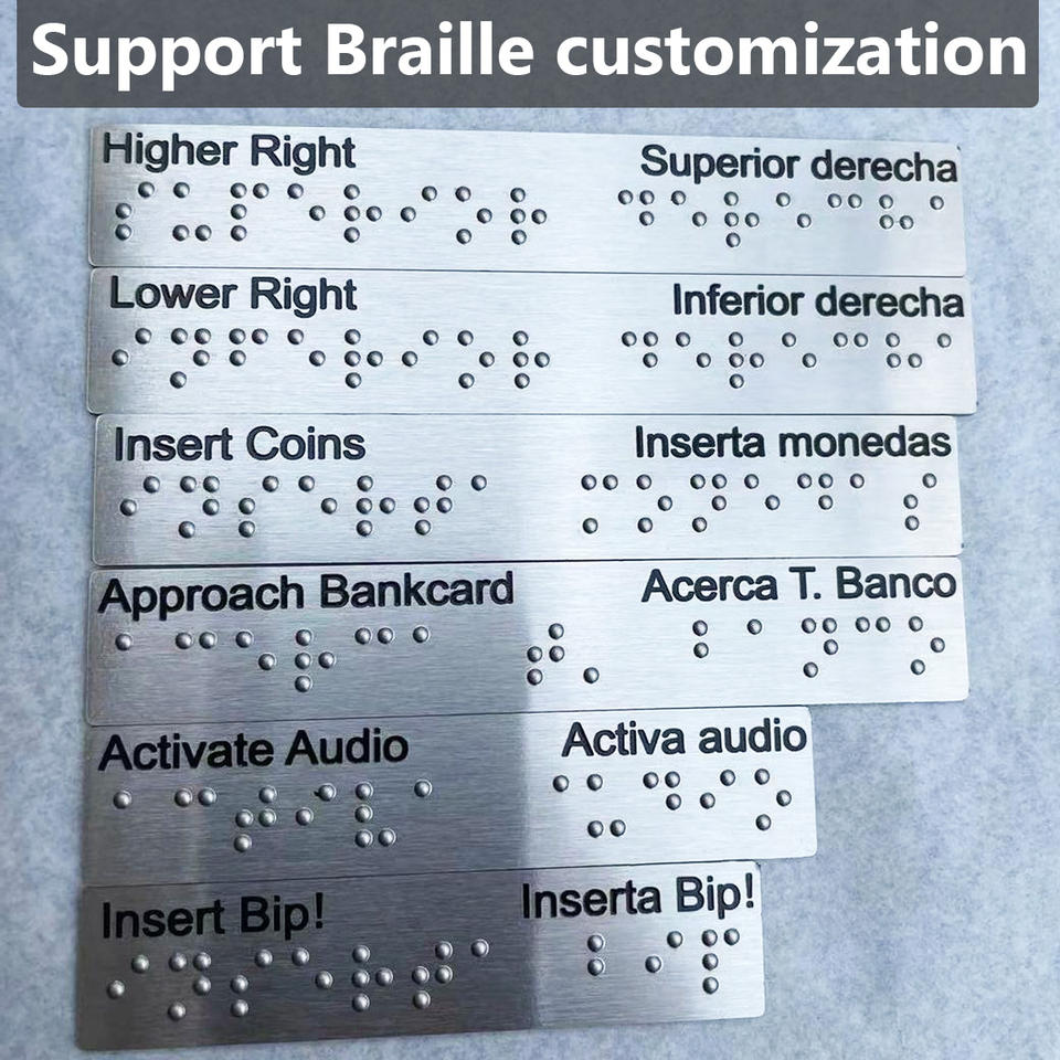 Support Braille Customization Stainless Steel Braille Board With Raised ...